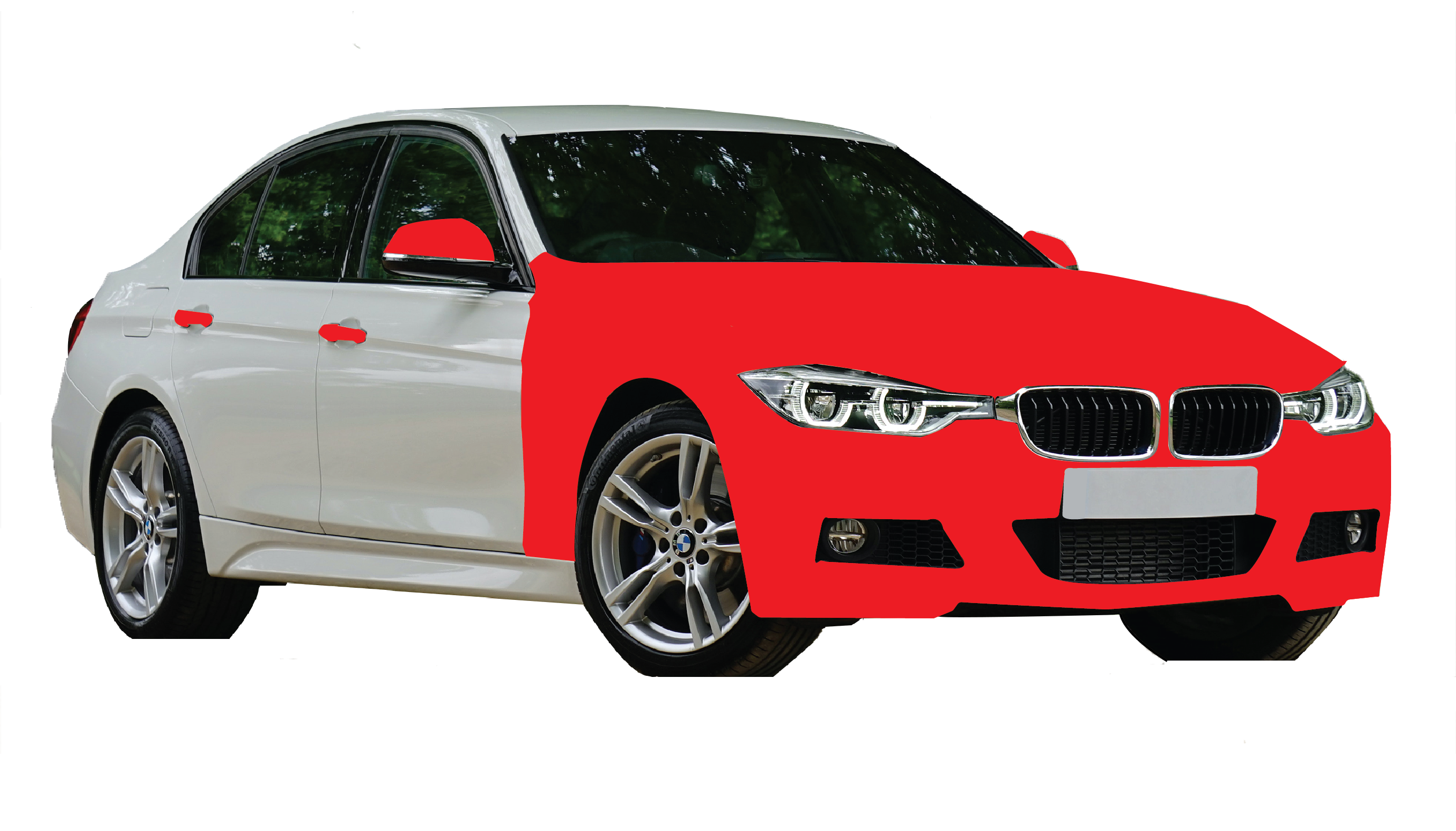 Full Wrapped Front End Custom - PPF [KIT] Clear & Matte – Deco Tint